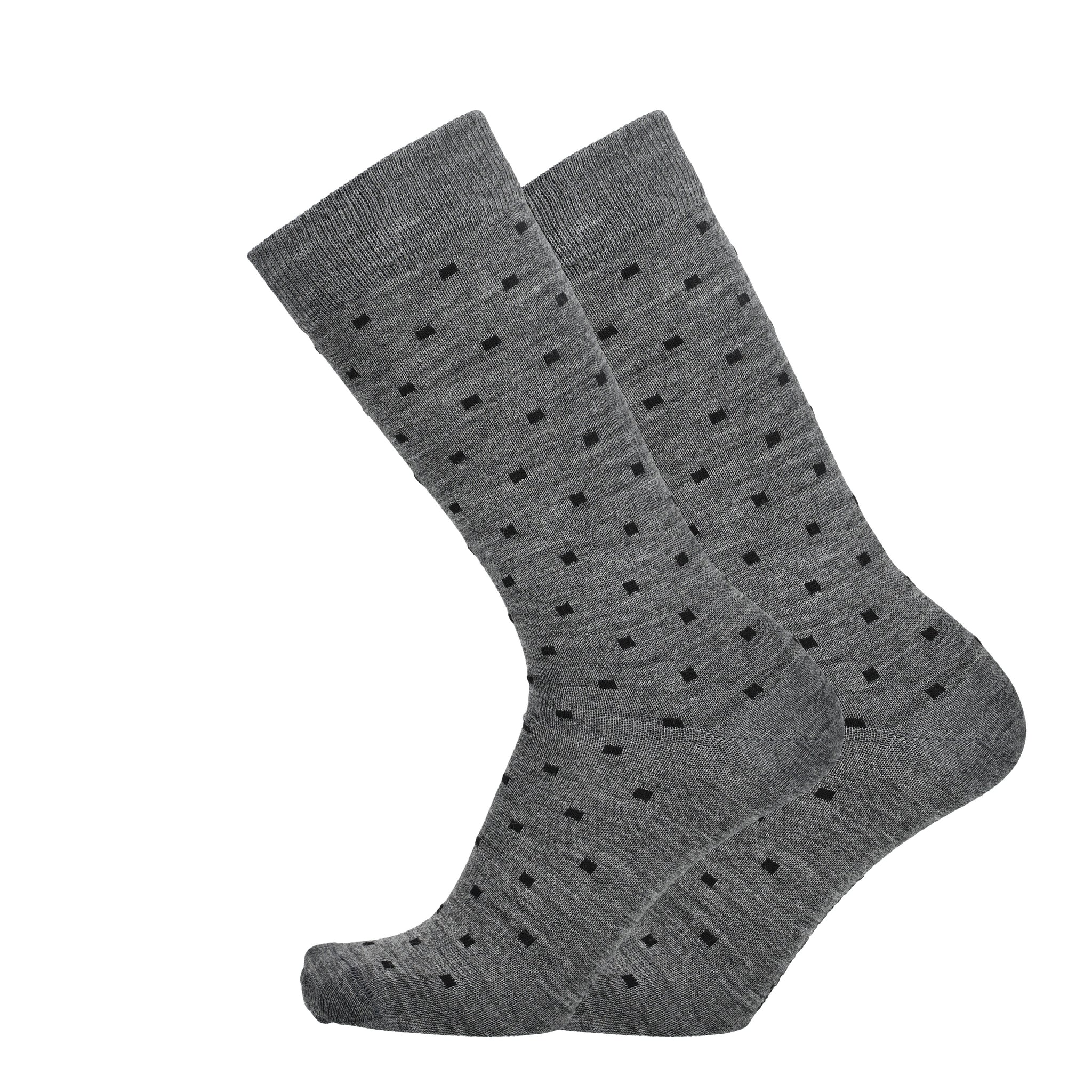 Classic Men Dots - suit socks, merino wool