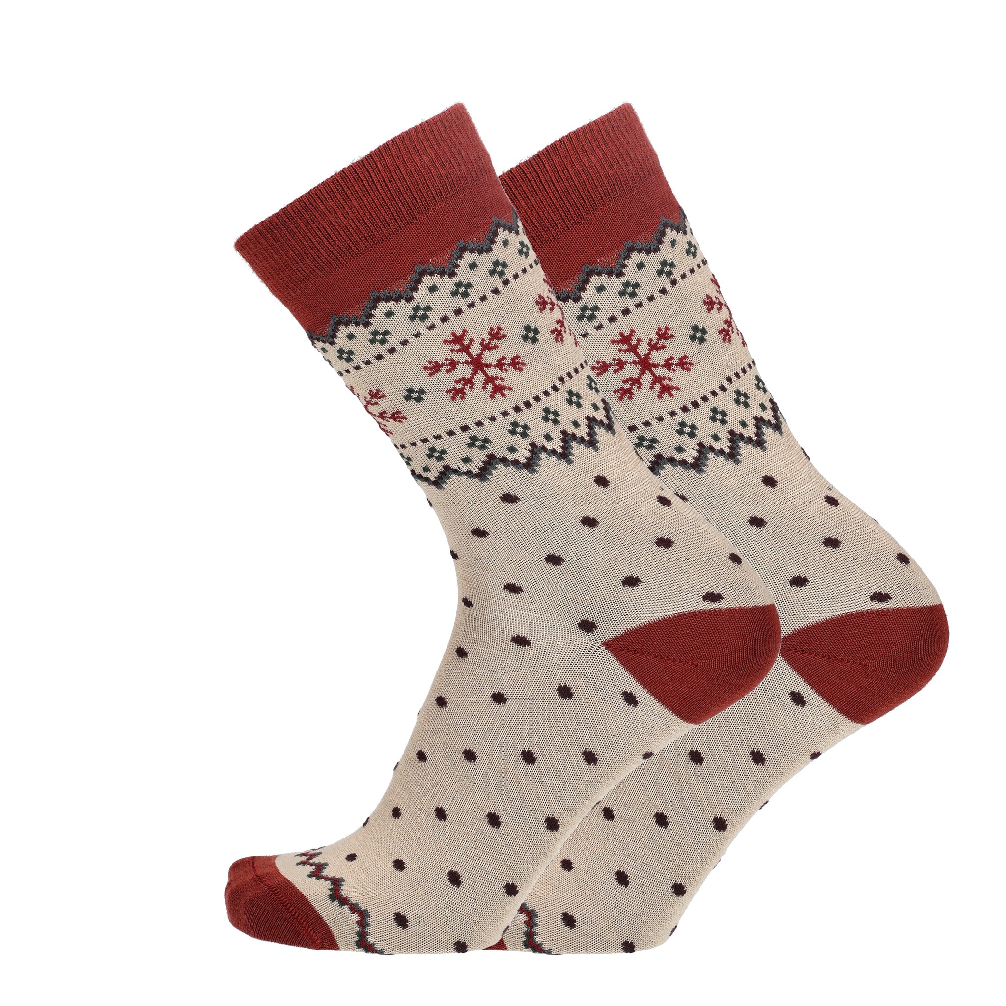 Kuura - patterned socks, merino wool